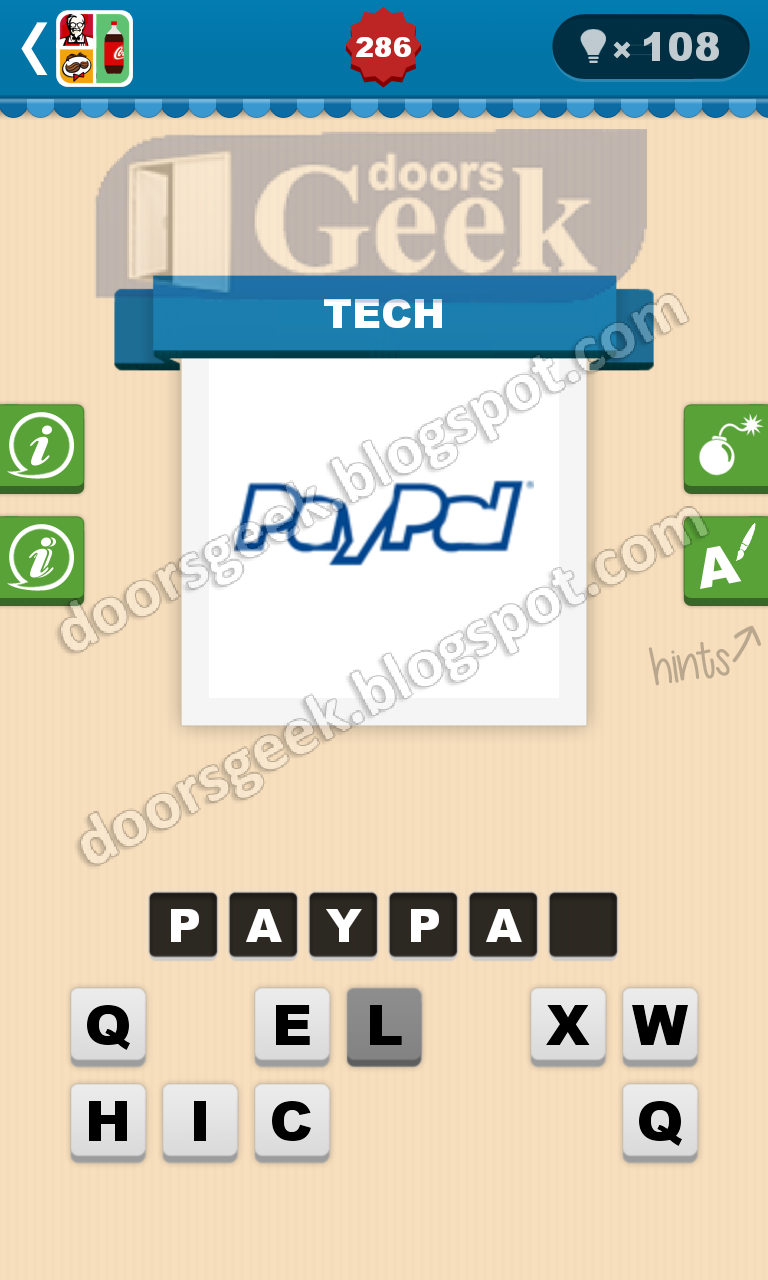 Guess The Brand Level 286 ~ Doors Geek