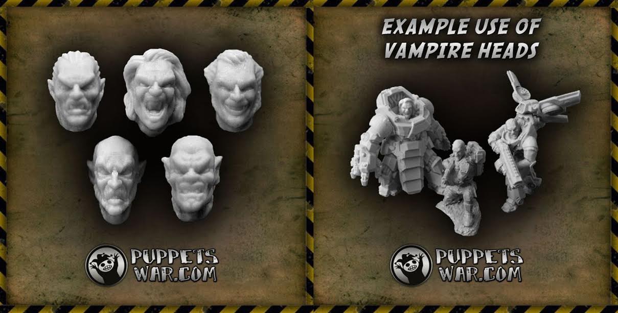 Wargame News and Terrain: Puppetswar: New Heroic Sized Fantasy Vampire ...