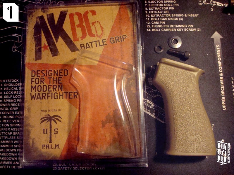 BLK RFL DIV: US PALM AK Battle Grip (AKBG)