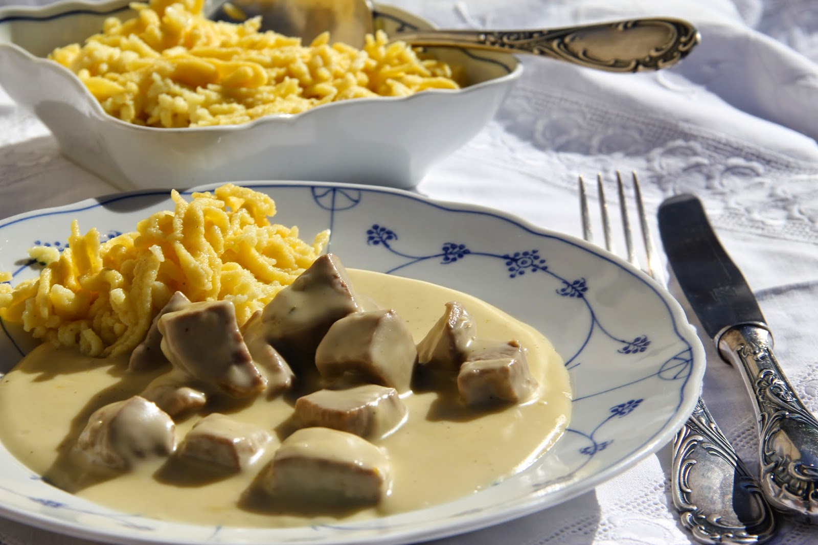 Kochbuch für Max und Moritz: Klassiker: Eingemachtes Kalbfleisch auf ...