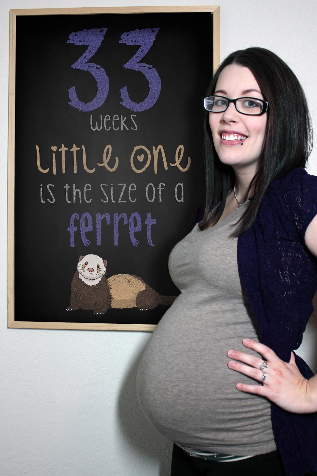SAHM I Am: 33 Weeks Pregnant - Baby #2!