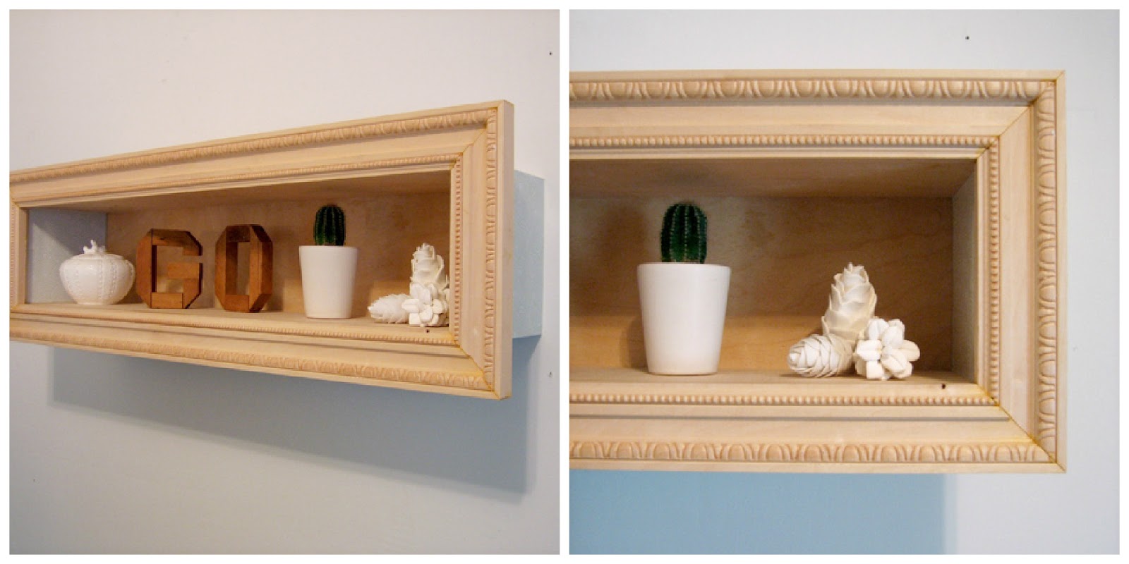 DUBRASEN DISEÑO INTERIOR: DIY : REPISA CON MARCO DECORATIVO