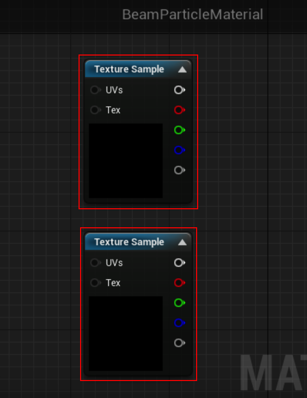 I touchs: Unreal: Beam Particle