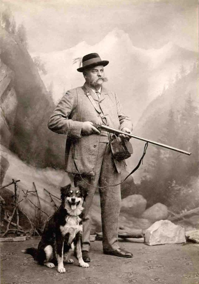 40 Lovely Photos of Victorian Gentlemen With Their Dogs From the 19th ...