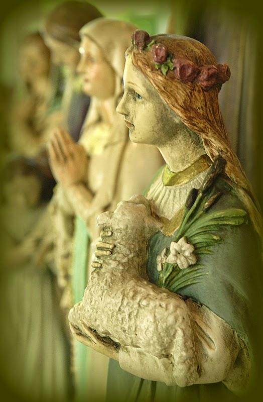 The Saint Painter : St. Agnes-Patron Saint of Young Girls, Innocence ...