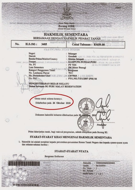 Jual Beli Rumah: 4 Cara Nak Semak Status Geran Rumah