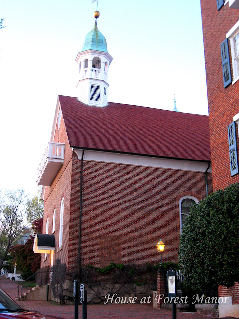 House at Forest Manor: Old Salem at Dusk