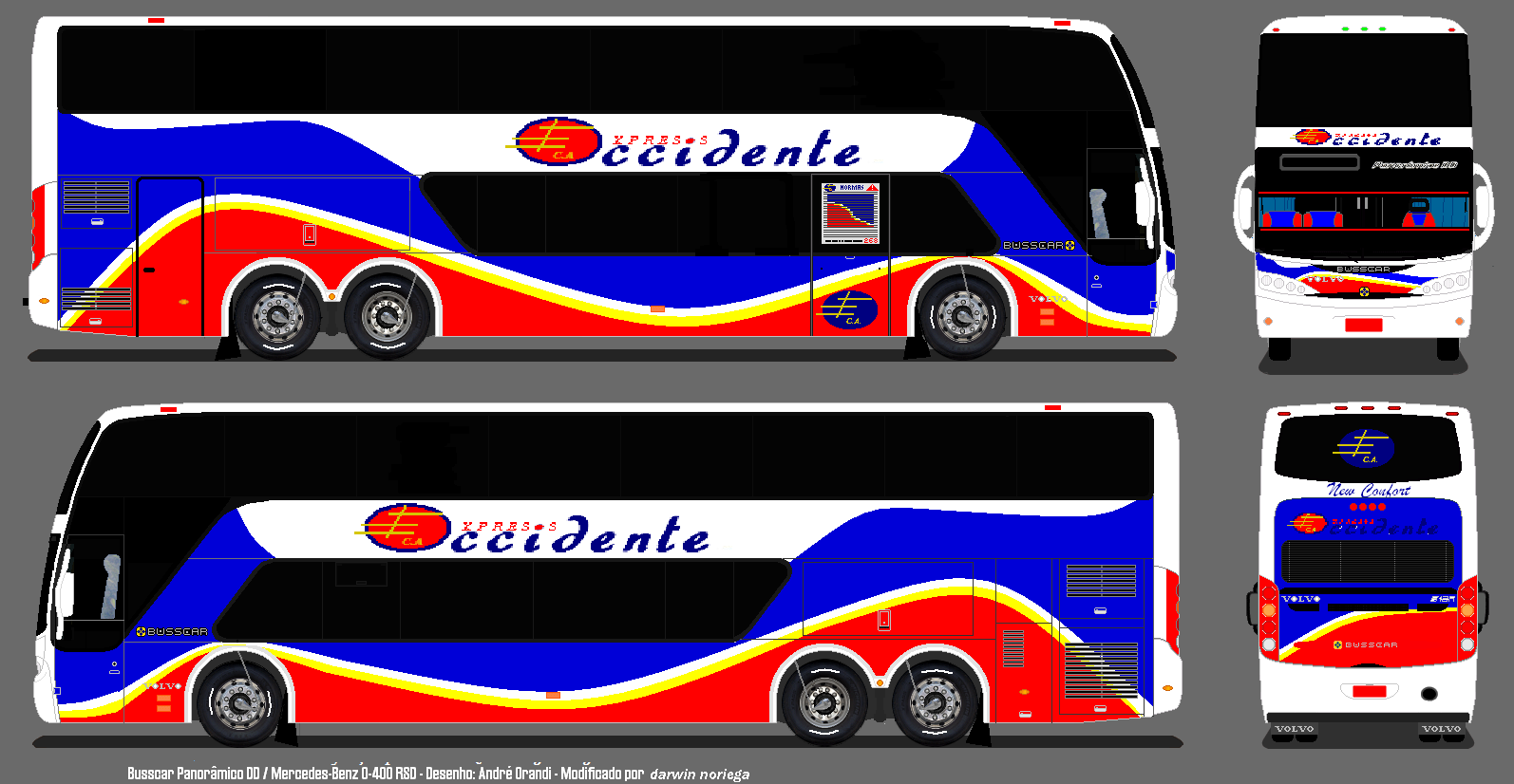 Diseños Autobuses VNZLA: Expresos Occidente