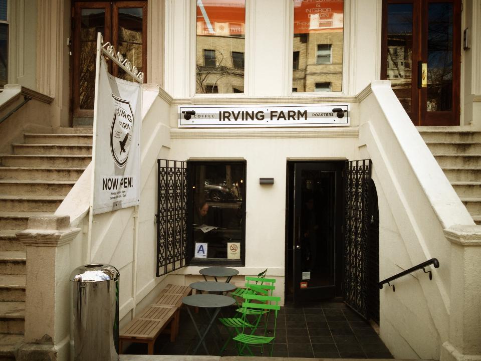 ニューヨーク おすすめ、くつろぎカフェ: Irving Farm Coffee Roasters アッパーウェスト