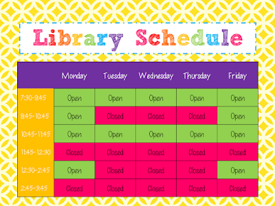 Smithville Elementary Library: Calendar