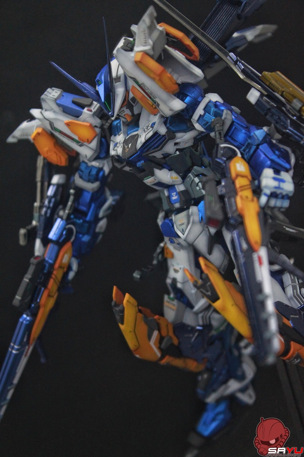 Painted Build: DM 1/100 Gundam Astray Blue Frame 3rd