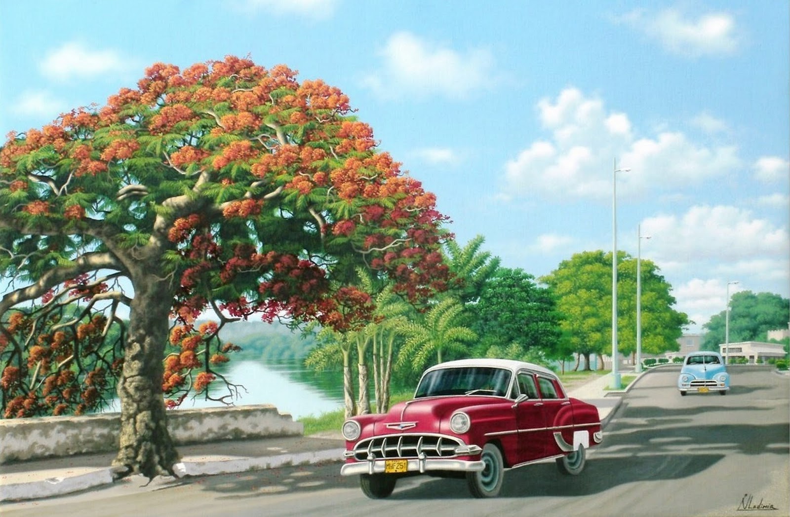 Arte y Actividad Cultural: Cuadros de Paisajes Cubanos