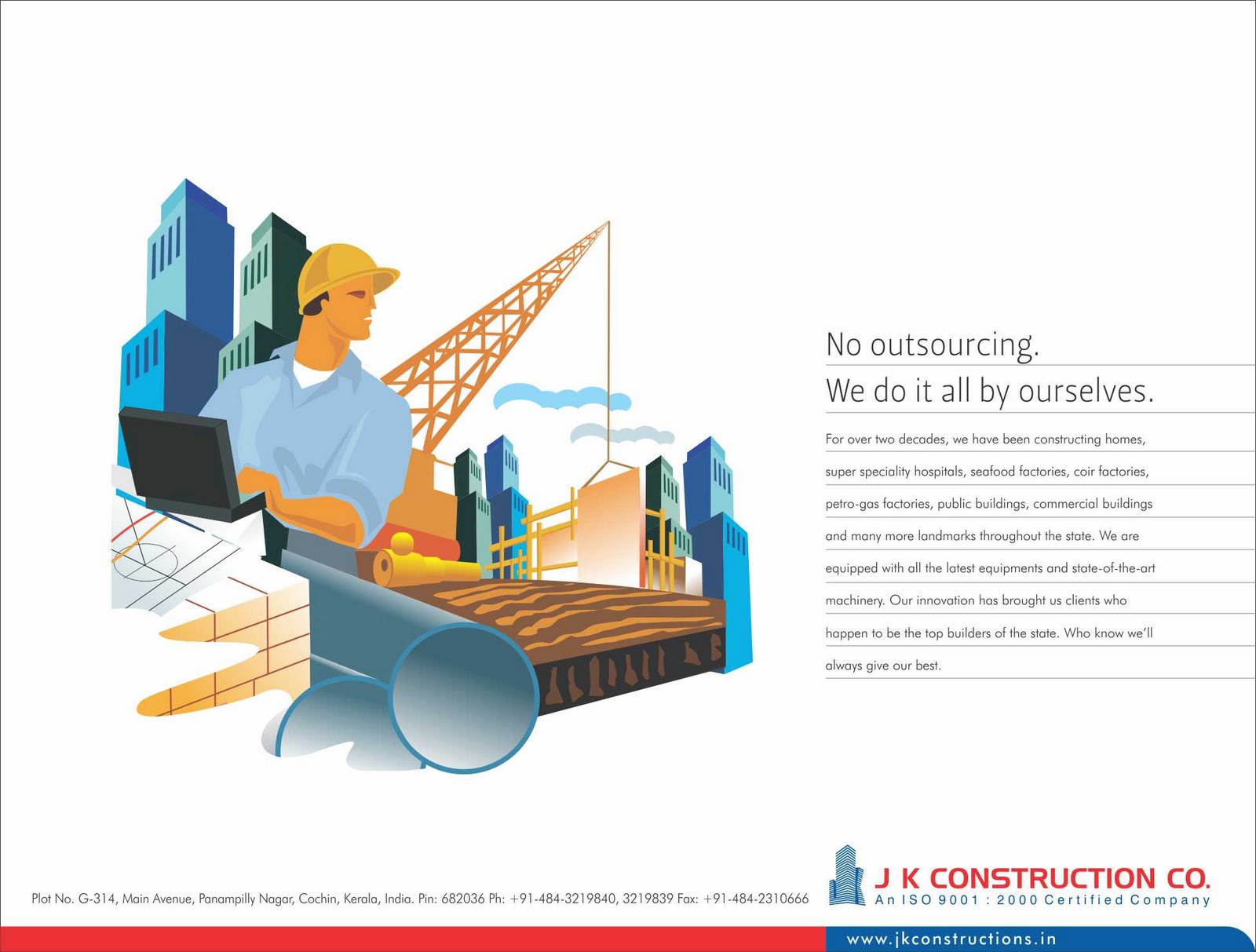 AD CREATIVES: J K Construction