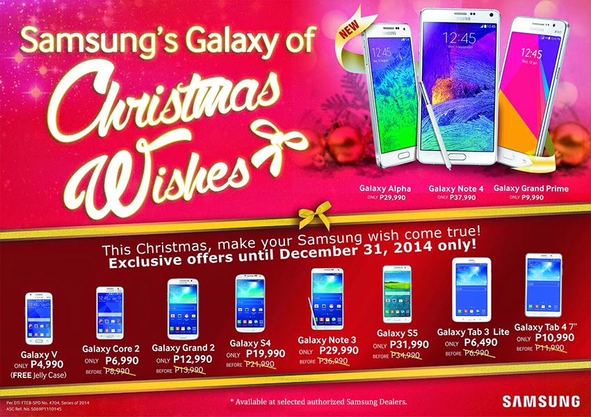 Promo Alert! Samsung Offers Big Discounts In Its Galaxy Of Christmas ...