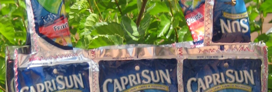 Him & Her: capri sun bag tutorial