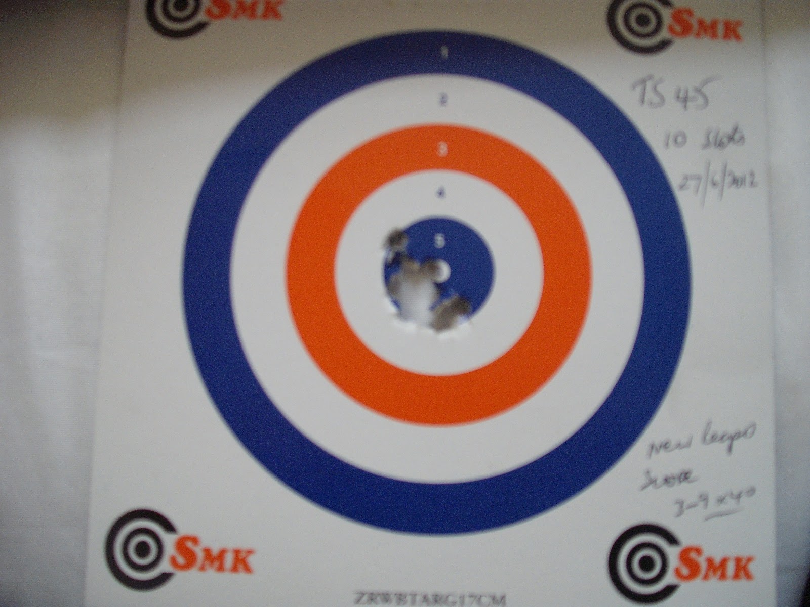 AIR RIFLES AND SHOOTING: TS-45 new scope and zerod