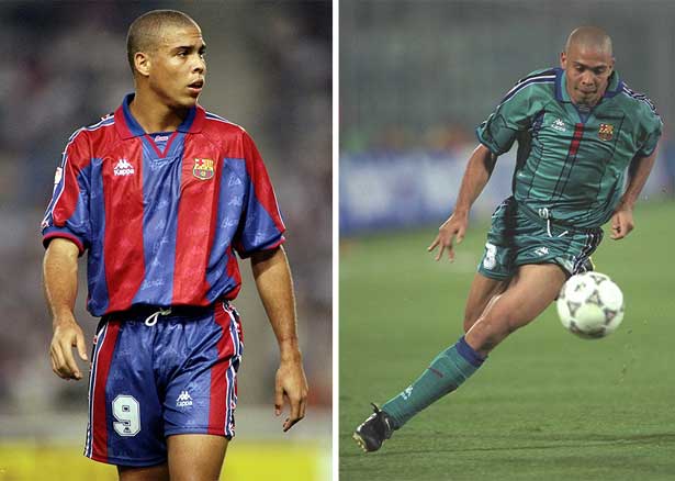 KITS CLASSICOS WE1O: KIT BARCELONA 96-97 ( CAMPEÃO ESPANHOL )