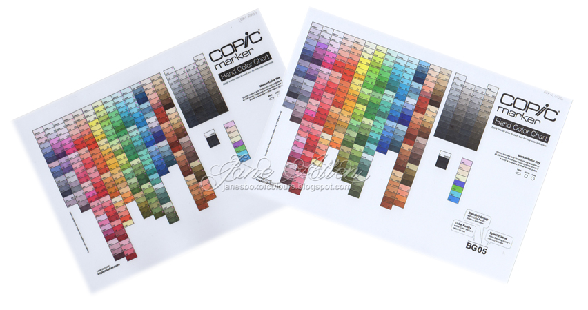 Copic Marker Europe: Copic Colour Chart health check