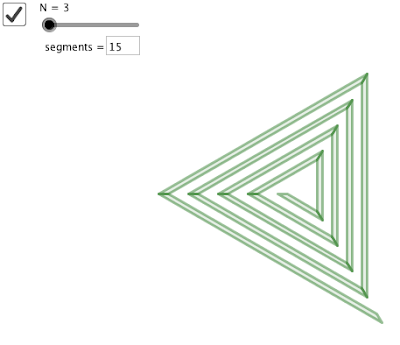 Math Hombre: Polygonal Spiral