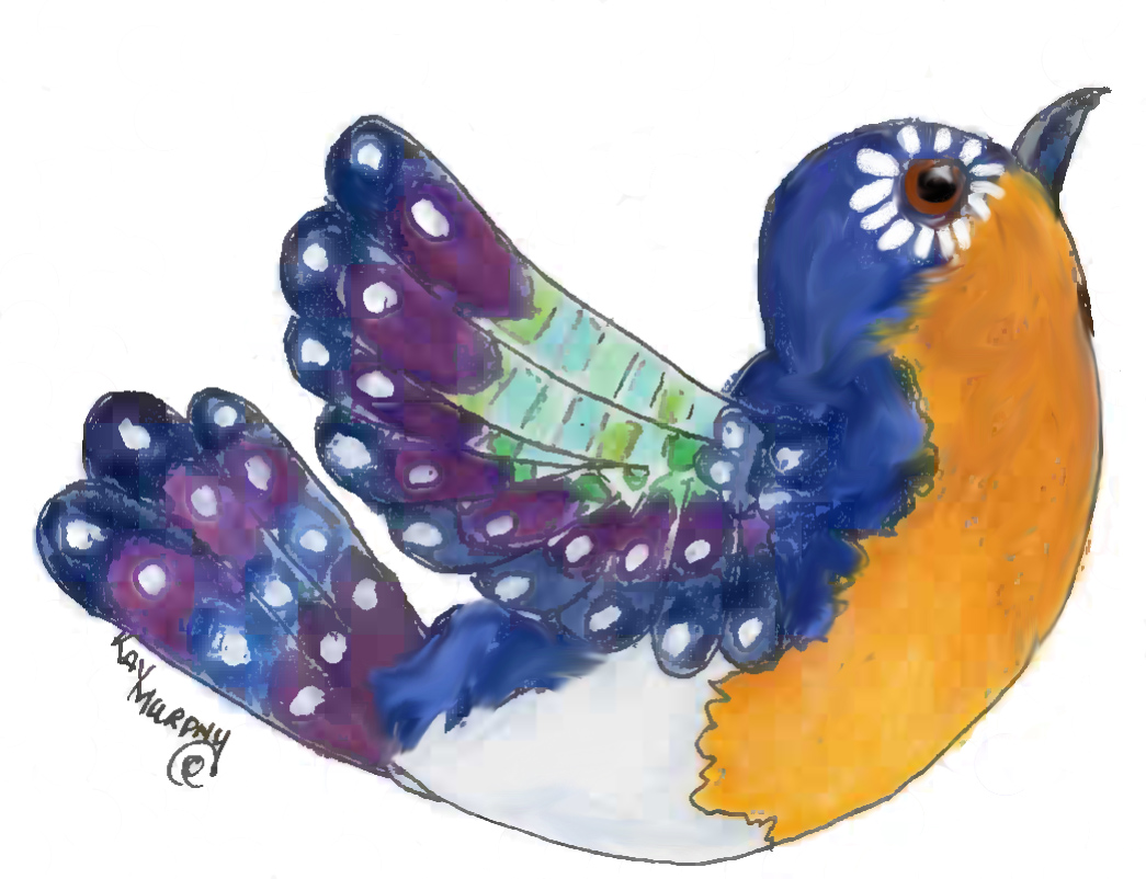 Kay Murphy's Studio Kay Murphy-Wallace:artist: New Designing Bird images