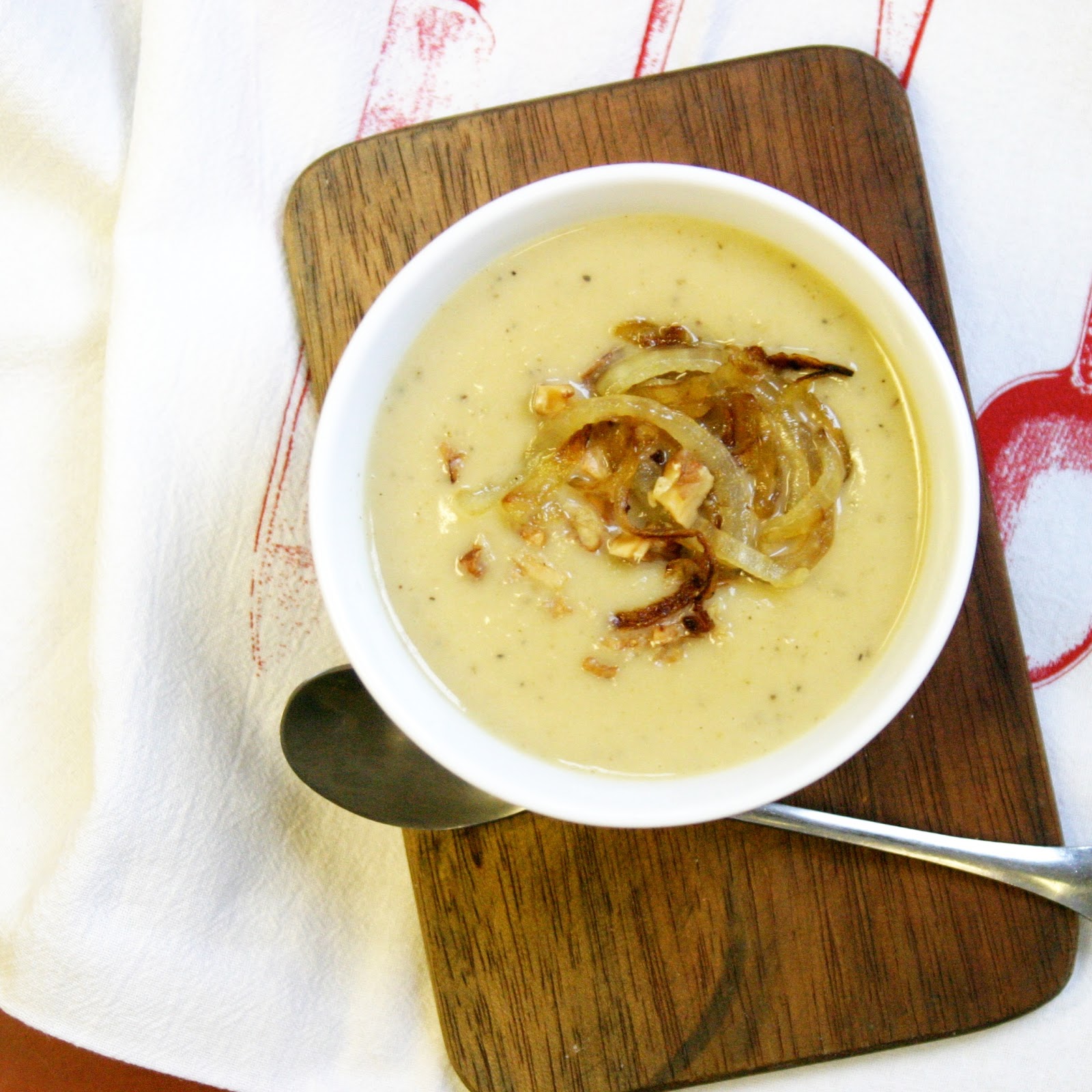 Parsnip and Great Northern Bean Soup with Sage
