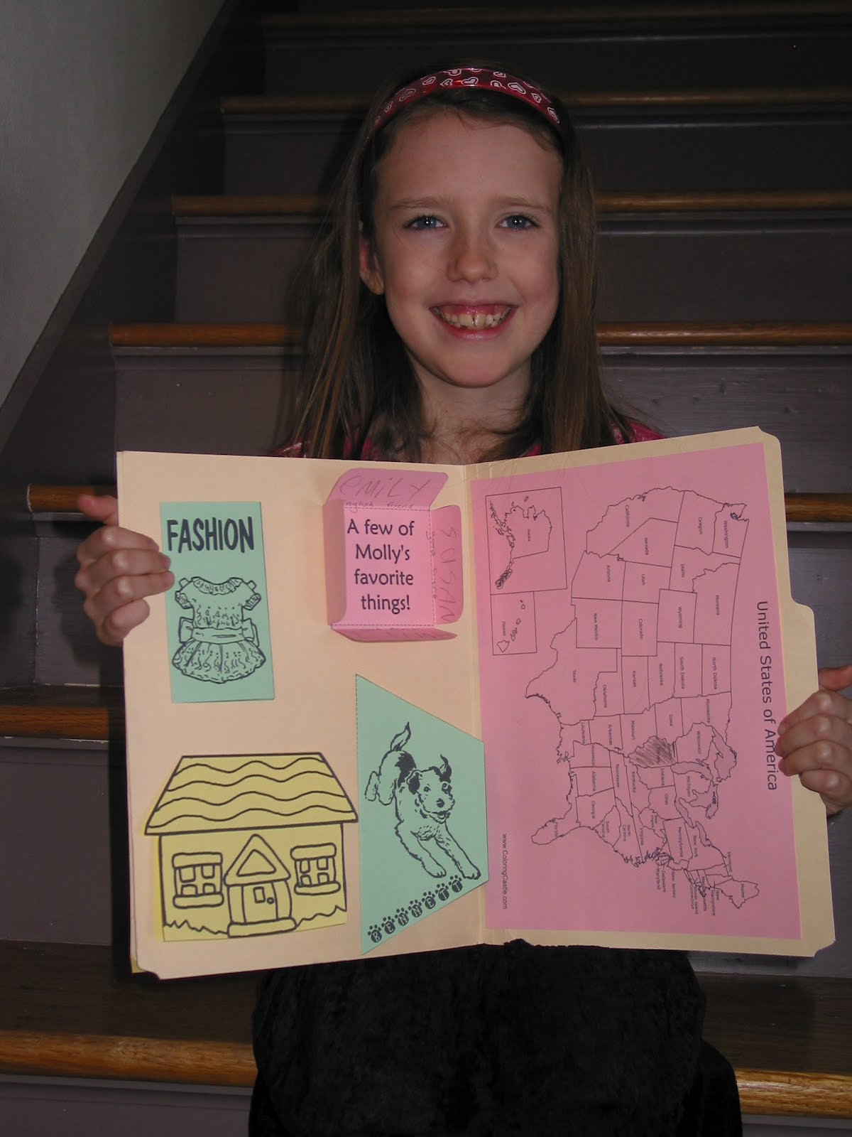 Light at Home: Children's Reading List: American Girl Molly and Lapbook