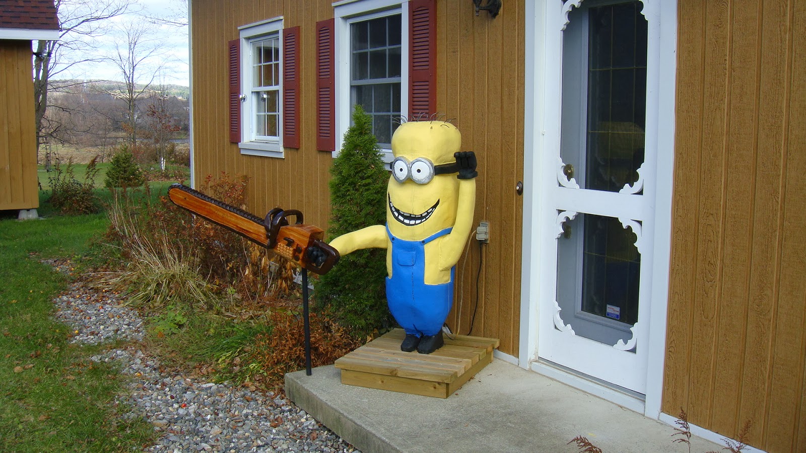 Sculptures à la tronçonneuse et au ciseaux sur bois Québec, Richmond ...