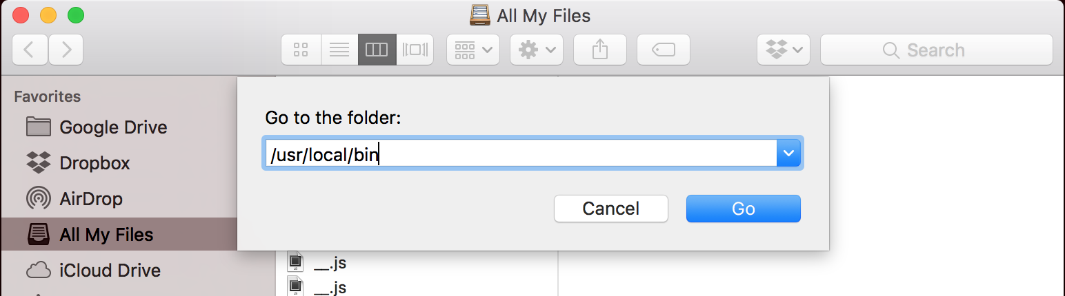 Find 'bin' Folder on Mac | SJB