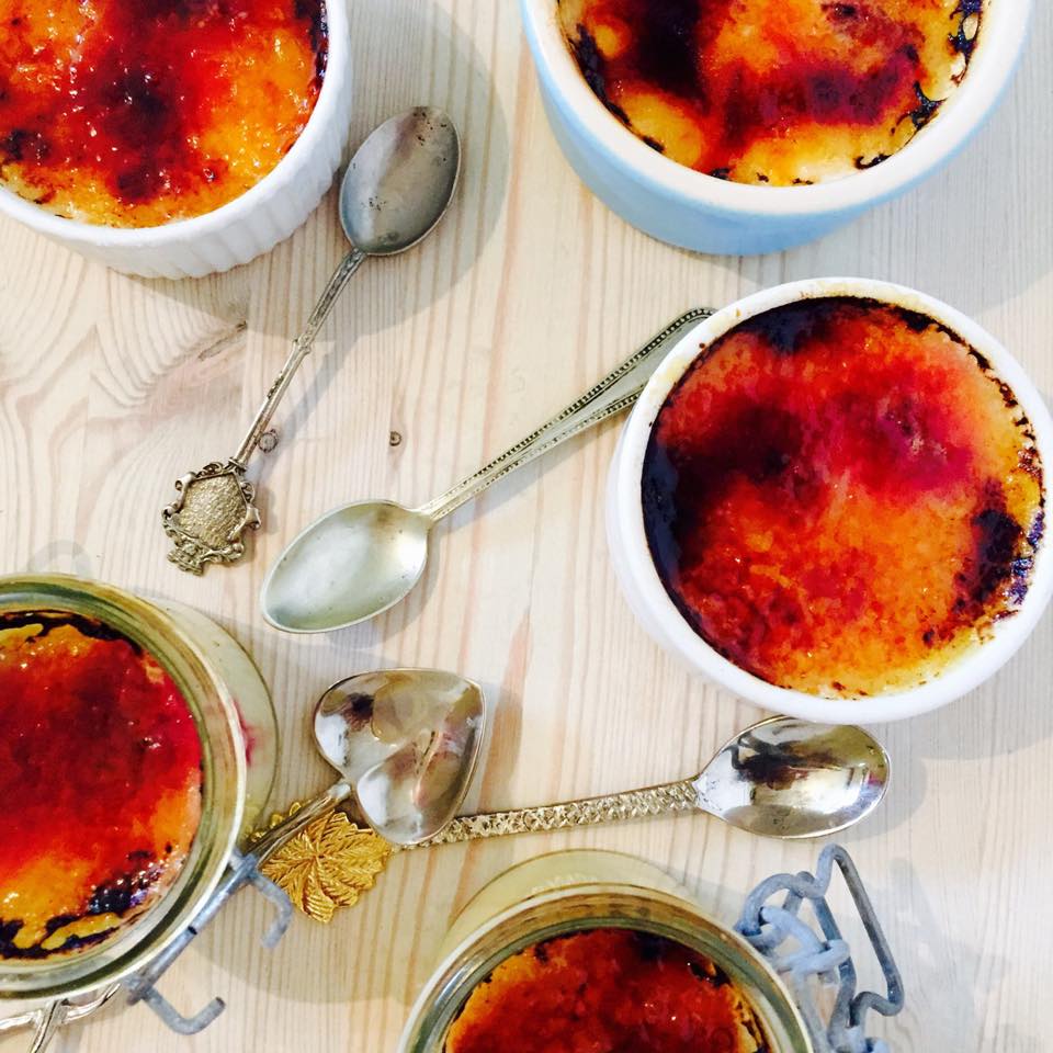 Jo's Blue AGA: White Chocolate & Blackberry Creme Brûlée