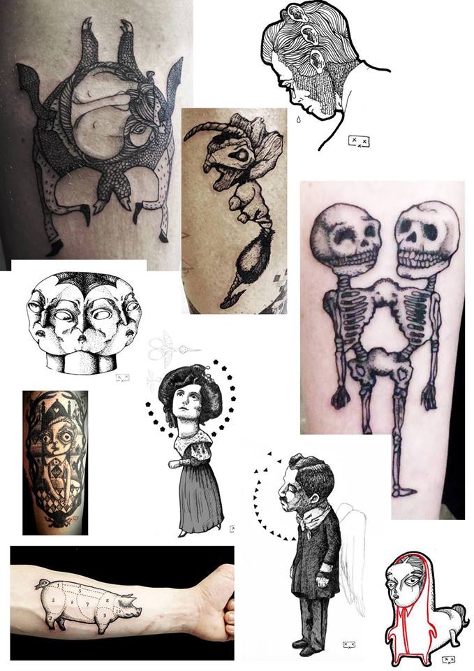 Rock'n'art of Elsass: Caca Hontas - L'aiguilleuse Tattoo