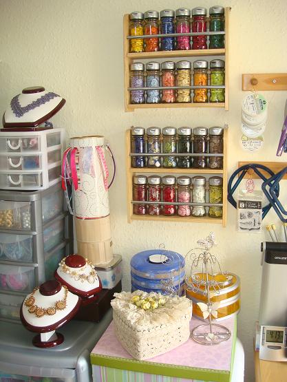 Latin Beads: My Craft Room Update