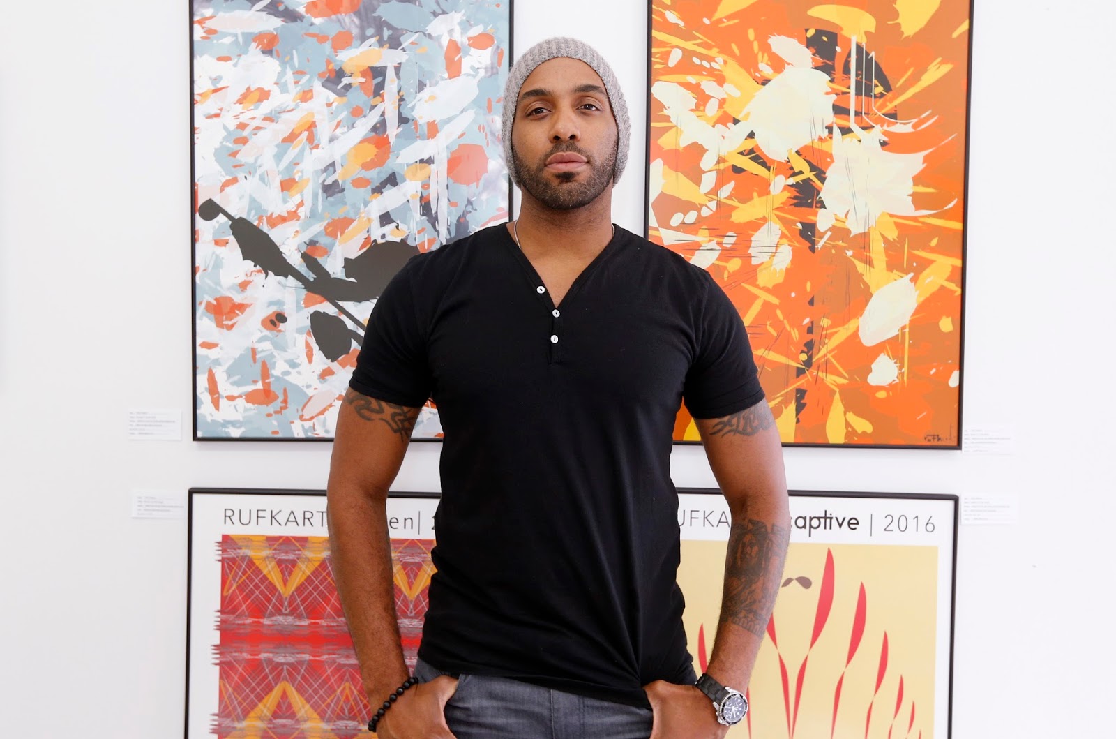 Mark Kodiak Ukena: Chris Falcon's Artwork at Rufk Art Pop Up Gallery