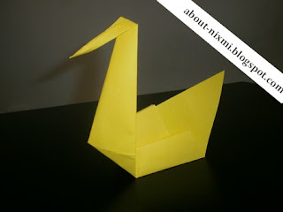 Nixmi: Origami návod - Labuť
