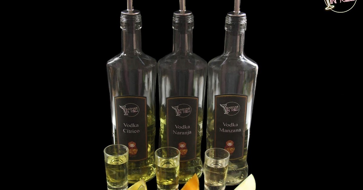 Como hacer vodkas con sabor