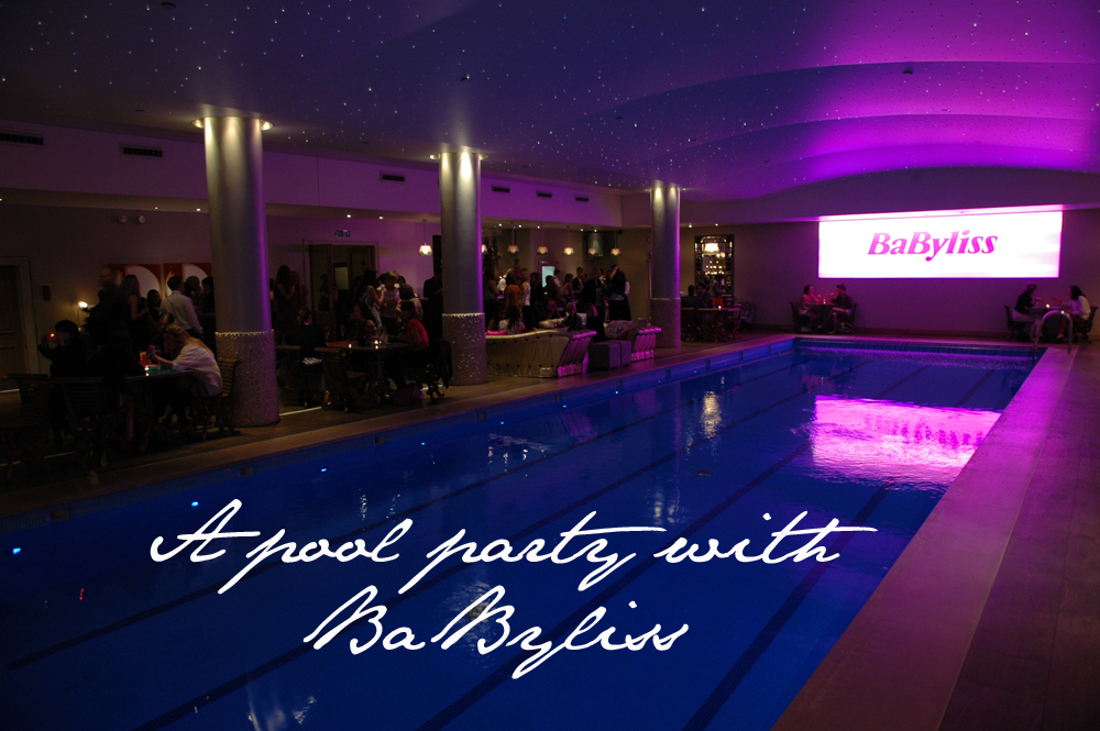 Pool partying with BaByliss - Emily Jane Johnston
