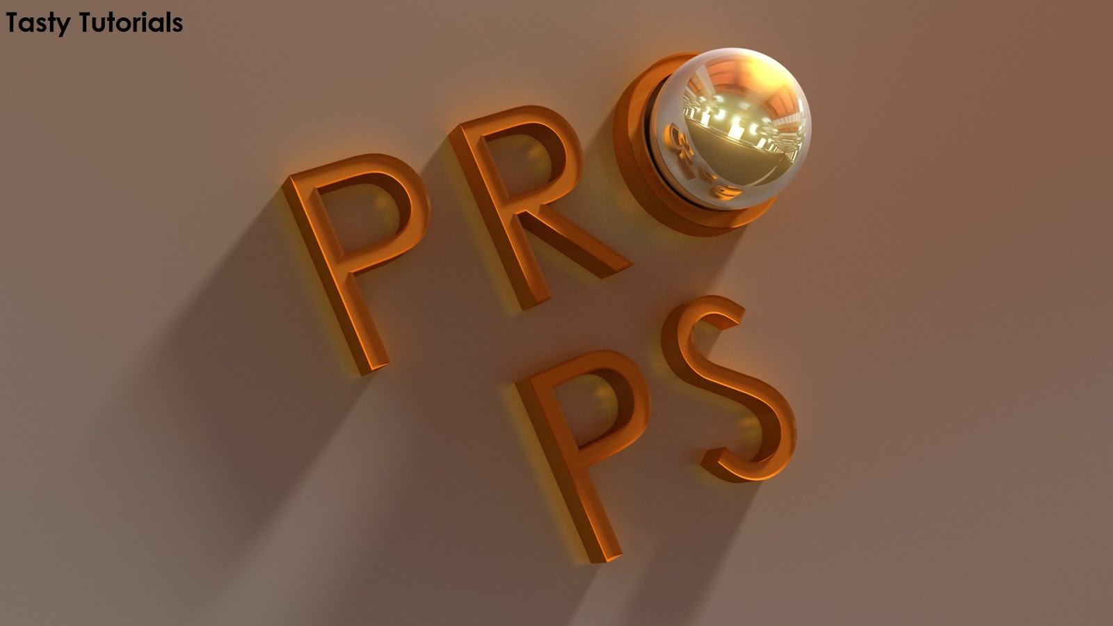 Creating 3d Text Environment In Photoshop CS6 Extended - Tasty Tutorials