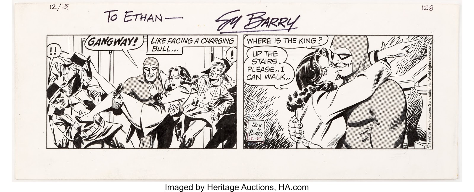 The Phantom Superhero Drawing