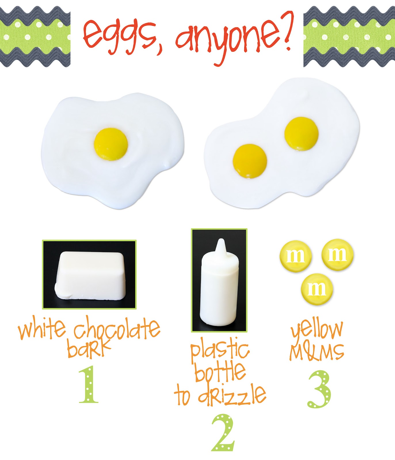 KATE&MACY: Fried Egg Candy