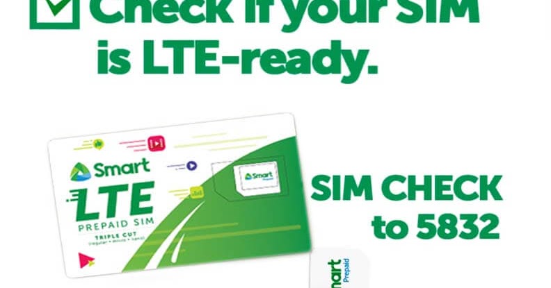 How to check if your Smart, TNT and Sun SIM card is LTE Ready