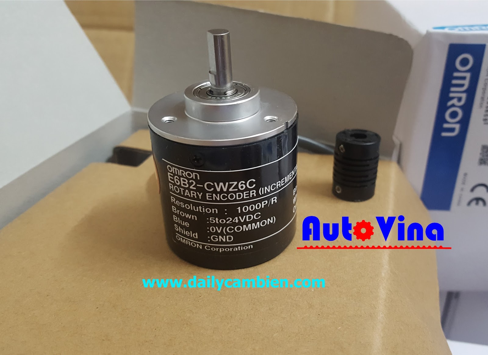 E6B2-CWZ6C-1000ppr Encoder Omron | Đại lý bán Servo PLC HMI