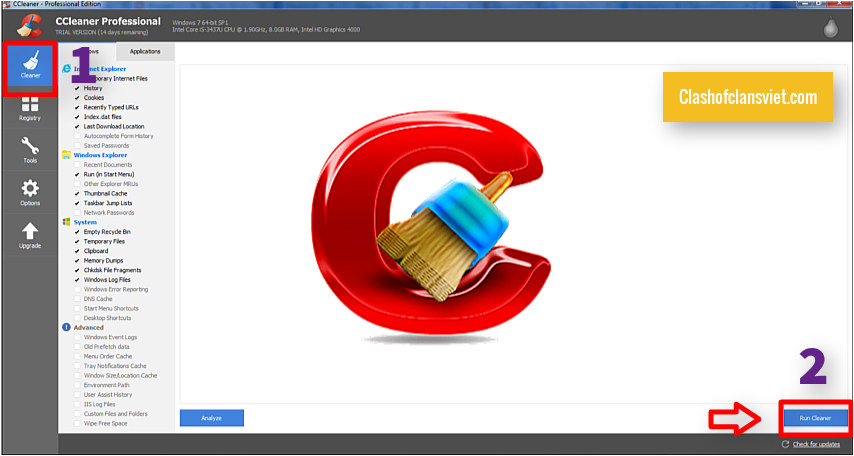 Phần mềm dọn rác máy tính CCleaner 2019 | Clash of Clans Việt