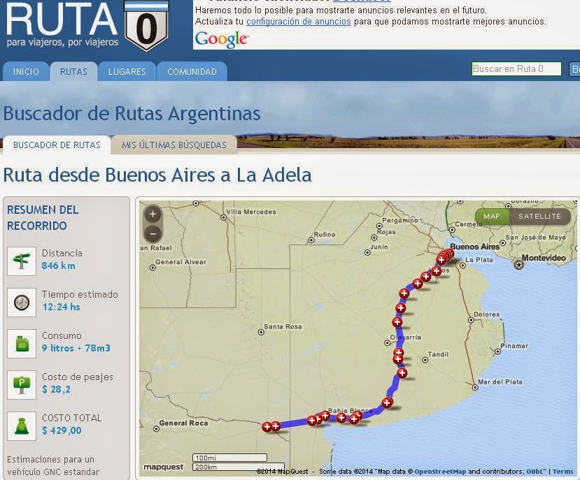 A Bariloche, en Dodge 1500 y con 4 patas: El Viaje, la ruta. Parte 1 ...