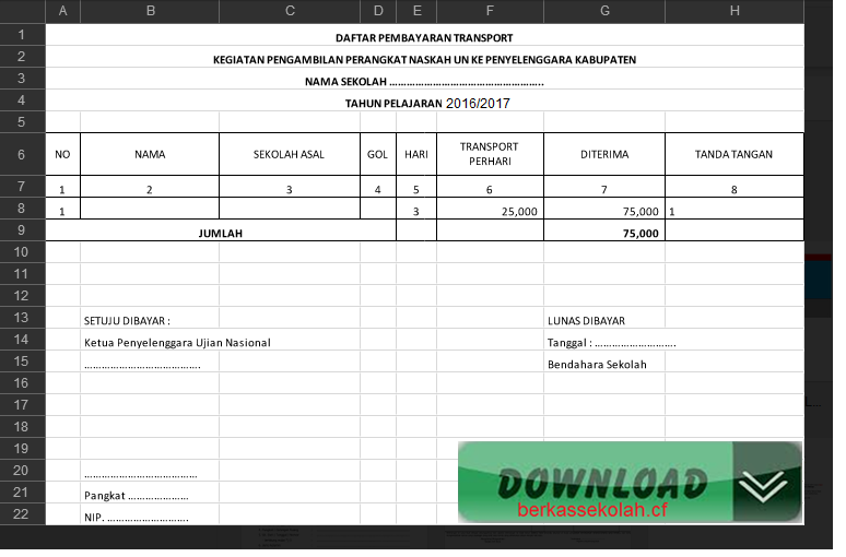 Download Format SPJ Sekolah Lengkap SD/SMP/SMA - Berkas sekolah ...