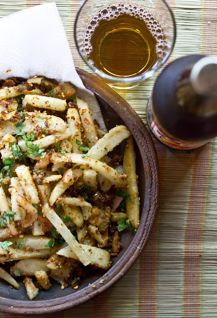 The Colors Of Indian Cooking: Indian-Style Fries, Fast and Easy
