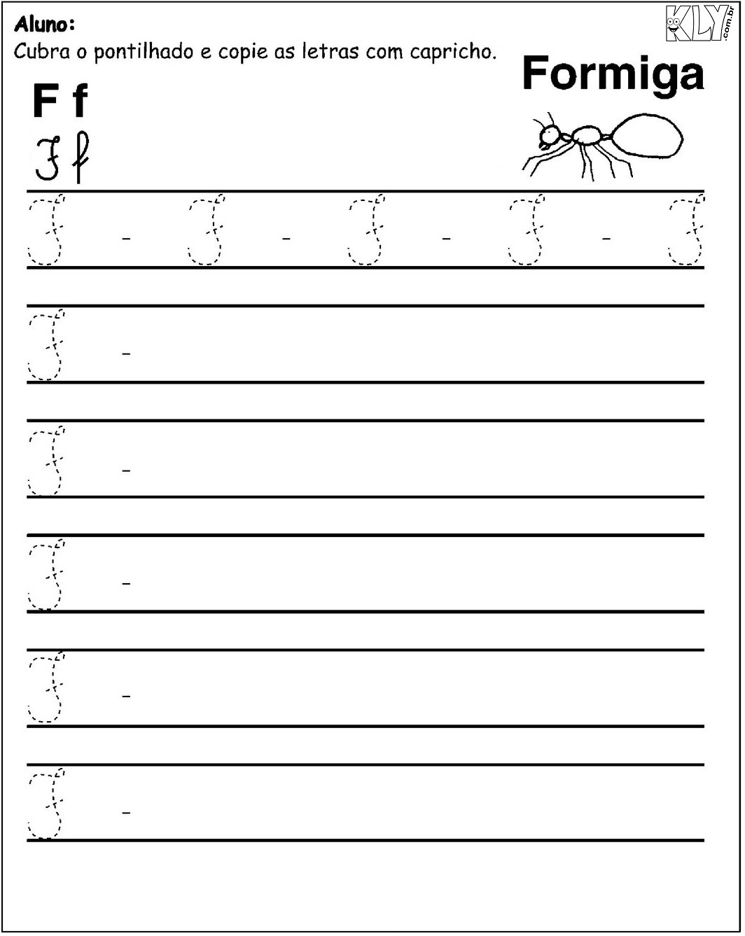 ABCD Estudar e Aprender: Letra F