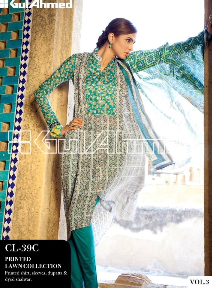 Gul Ahmed Summer Lawn Collection 2013 Vol 3 | New Summer Lawn Designs ...