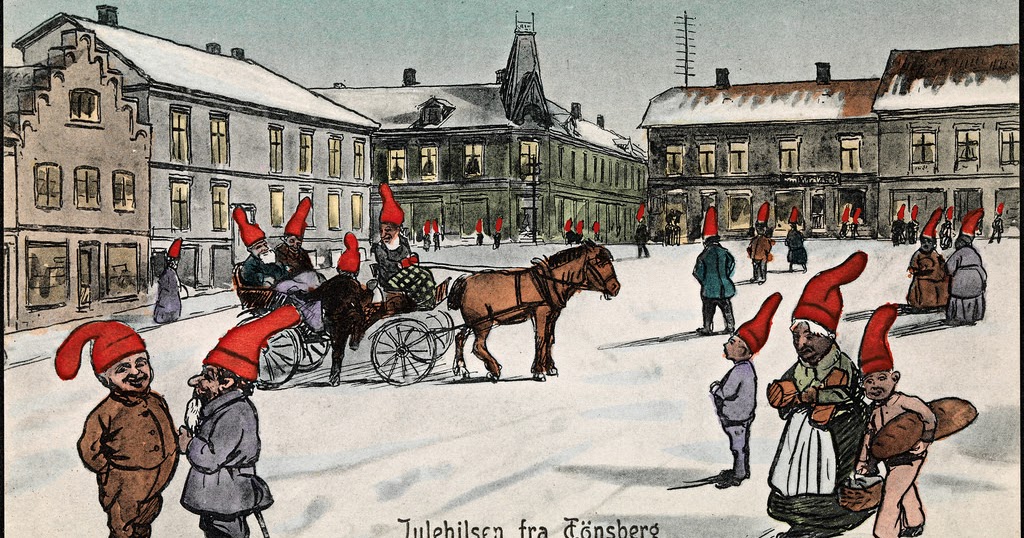 Julekort: 21 Wonderful Vintage Norwegian Christmas Postcards From the ...