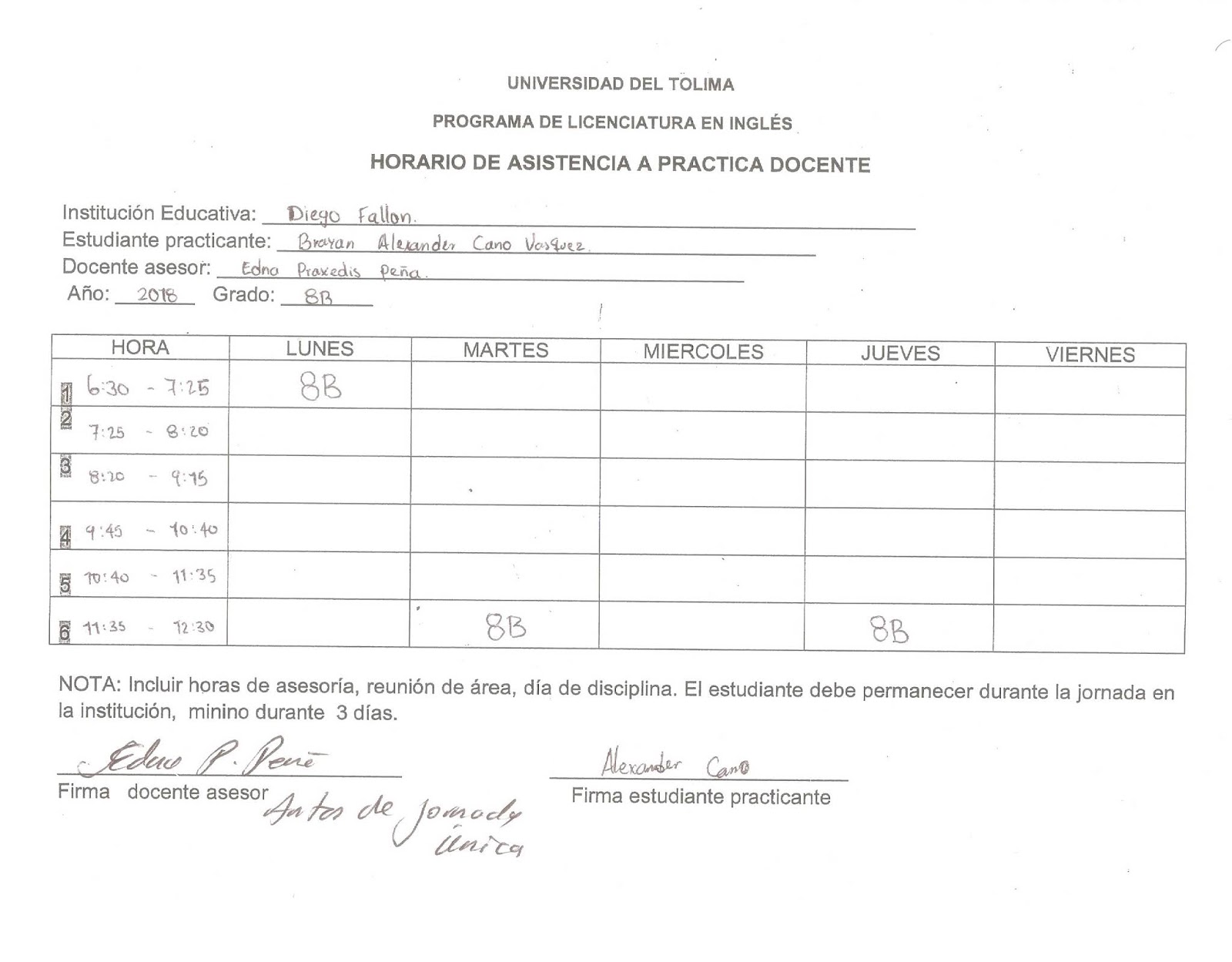 Schedule schedule