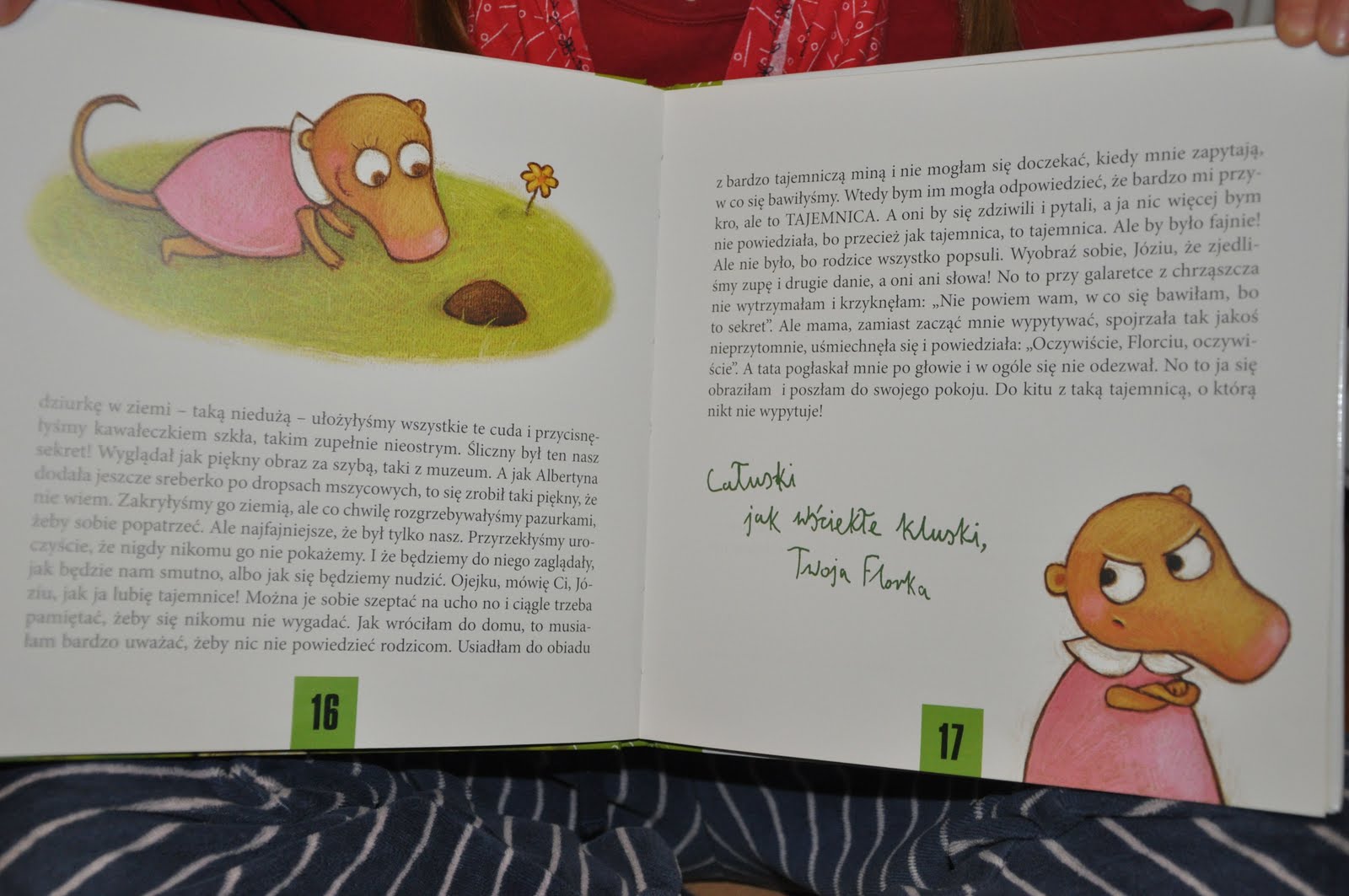 Przeczytałam książkę: "Florka z pamiętnika ryjówki", "Florka listy do ...