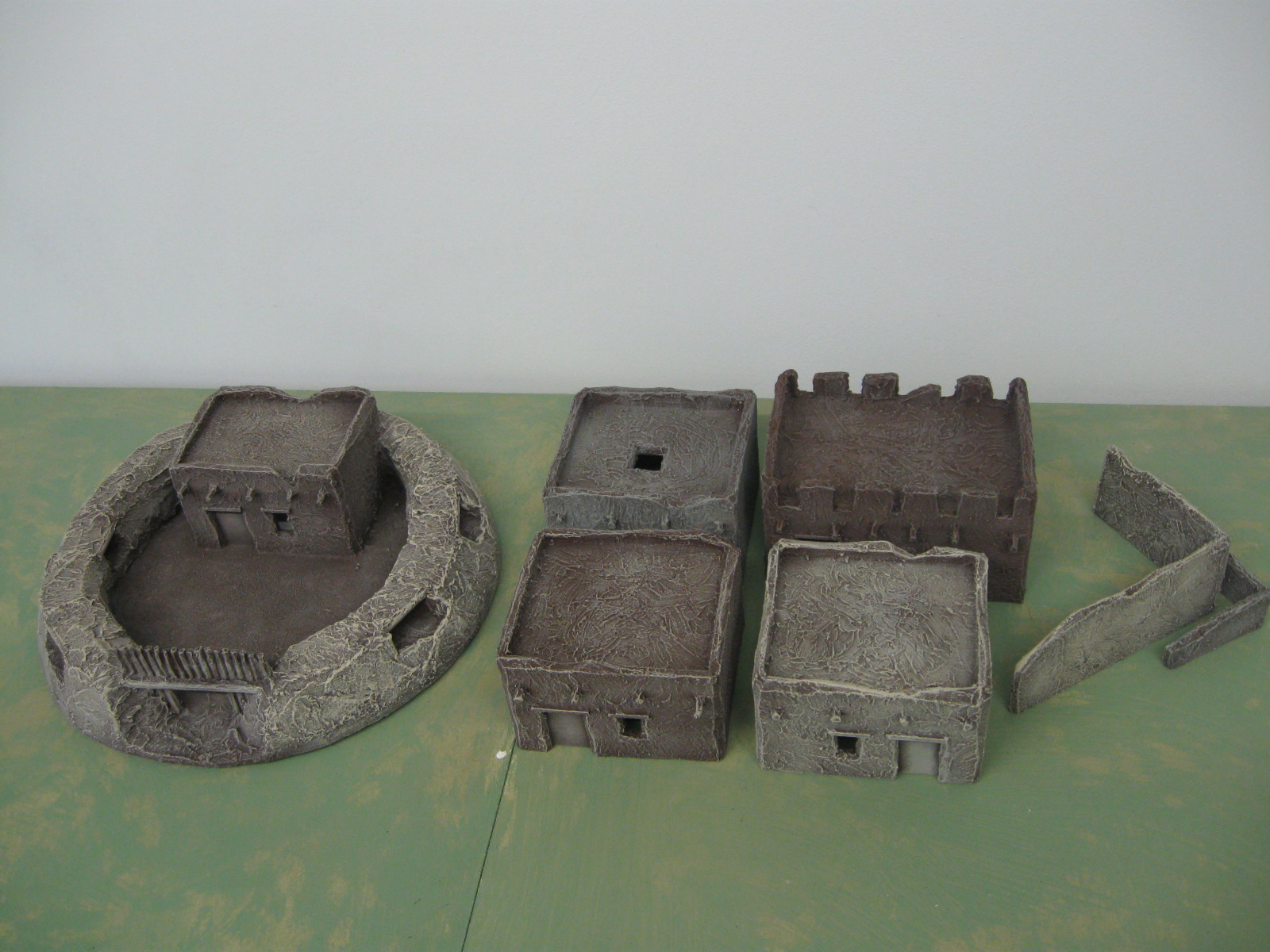 Wargame News and Terrain: Sudan Adobe Houses and Nile Mud Fort